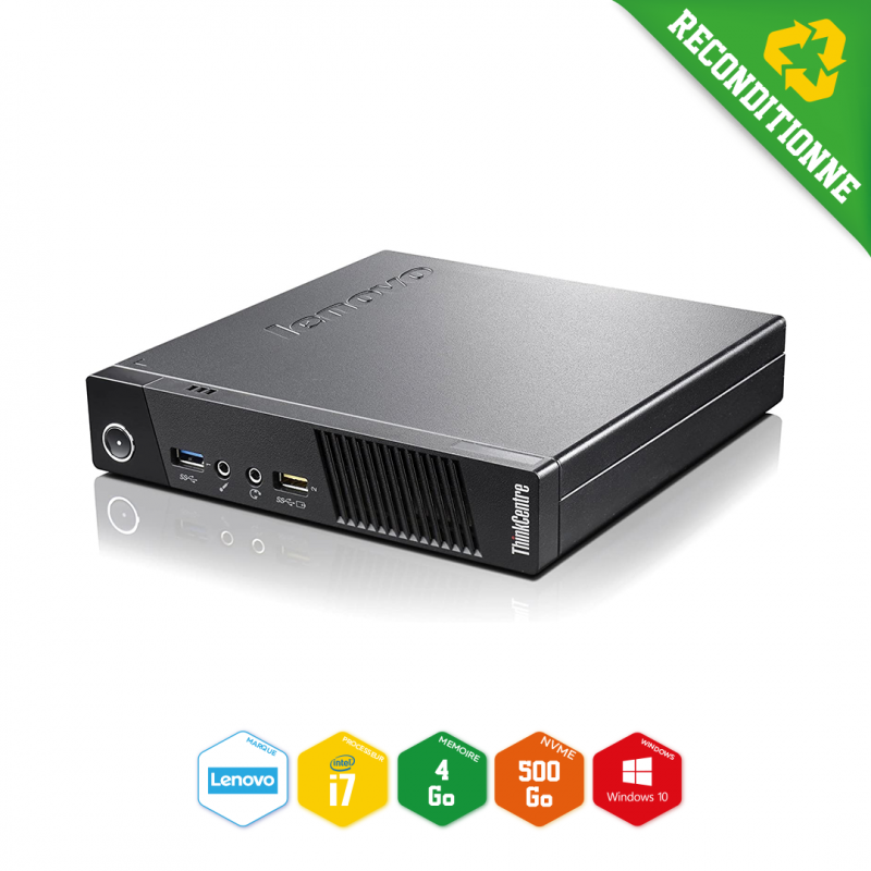 Lenovo ThinkCentre M93 Tiny Core i7 Options de Stockage Configuration ...